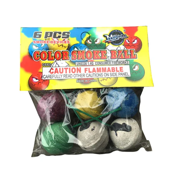 Color Smoke Balls (Clay) - Starr Fireworks